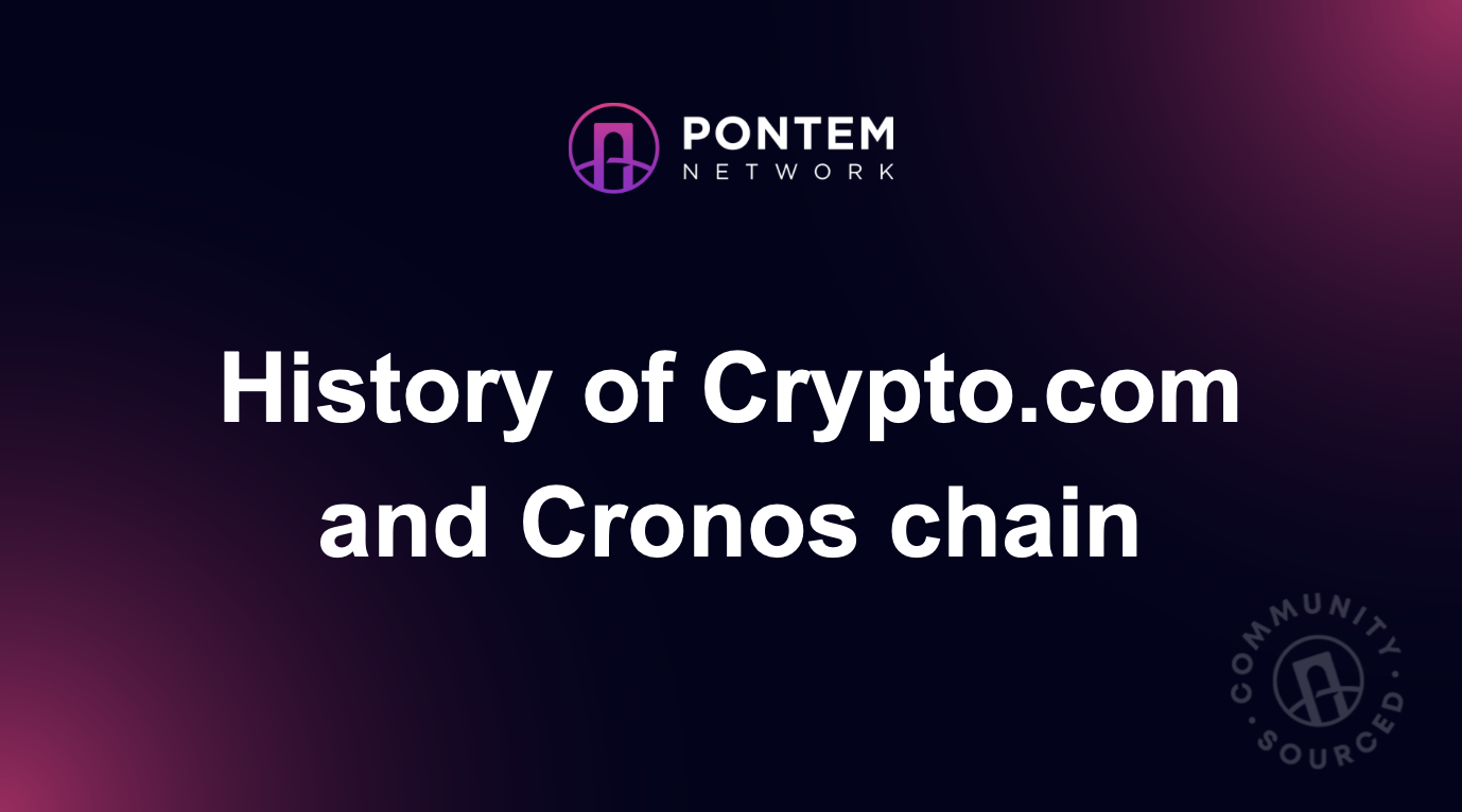 History of Crypto.com and Cronos chain
